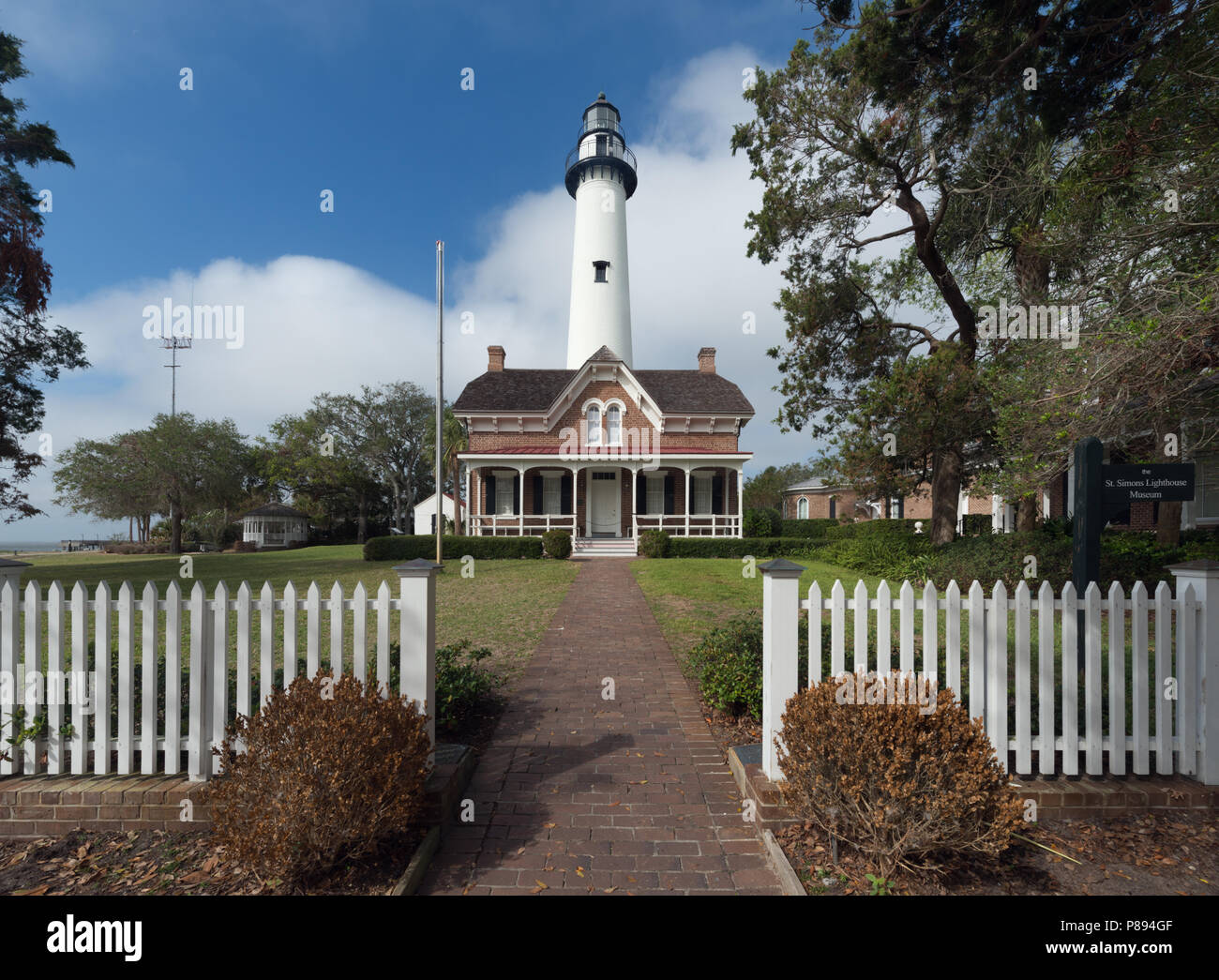 St simons lighthouse hi-res stock photography and images - Alamy
