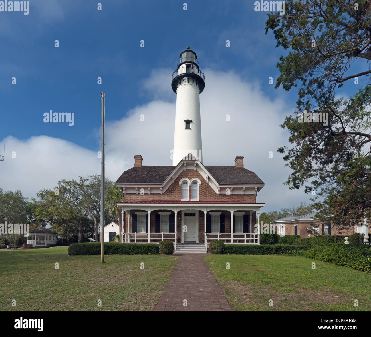 St. Simons Lighthouse. Georgia Stock Photo - Alamy