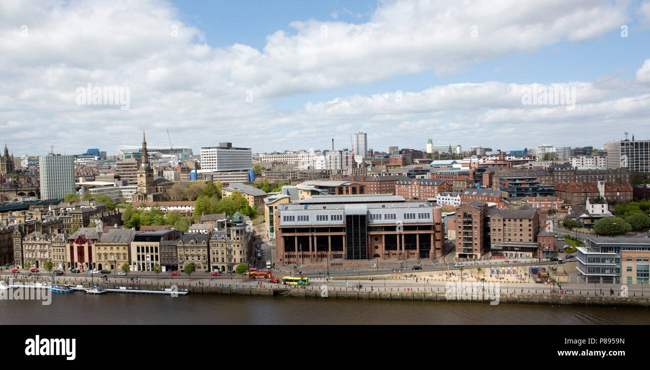 Newcastle Crown Court and the Quayside Seaside in Newcastle-upon-Tyne ...