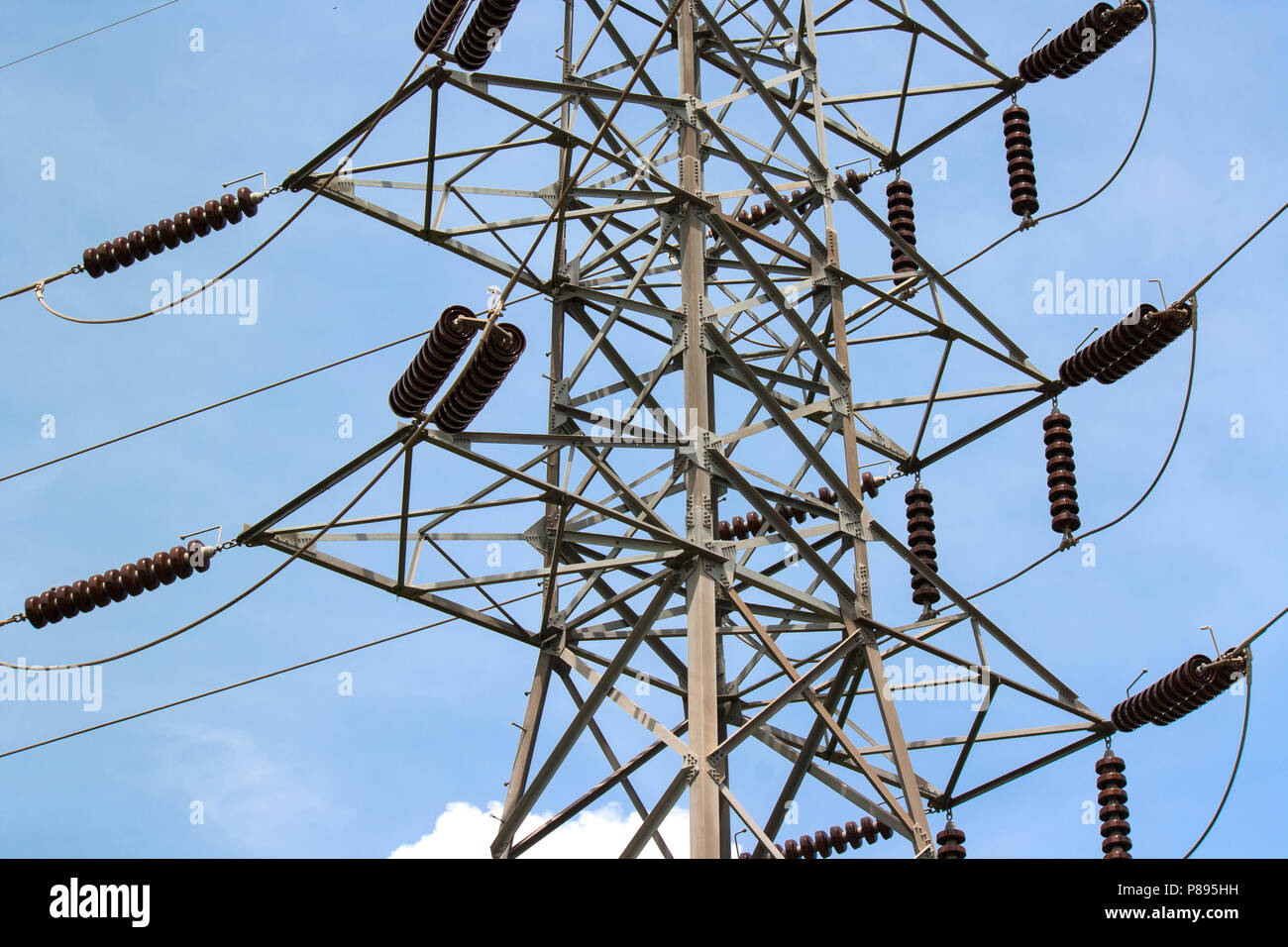 Power Transmission Line Stock Photo - Alamy