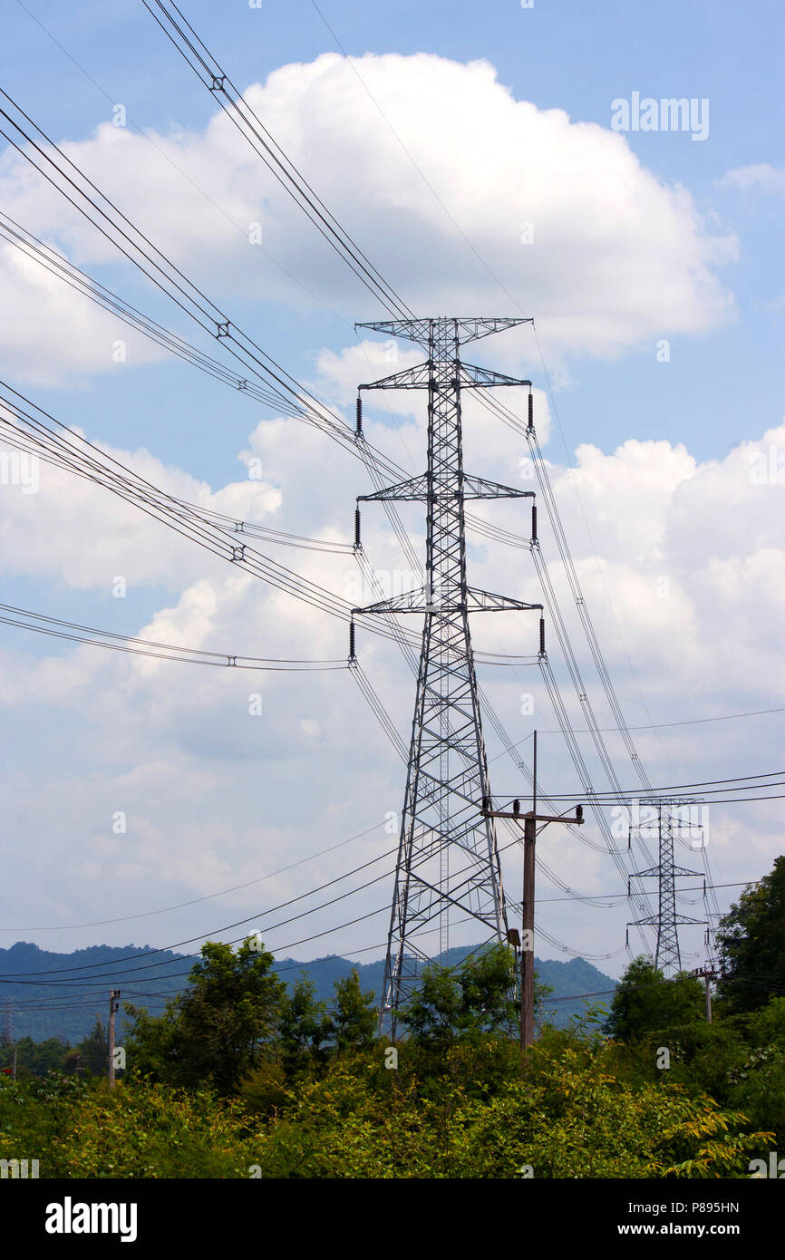 Power Transmission Line Stock Photo - Alamy