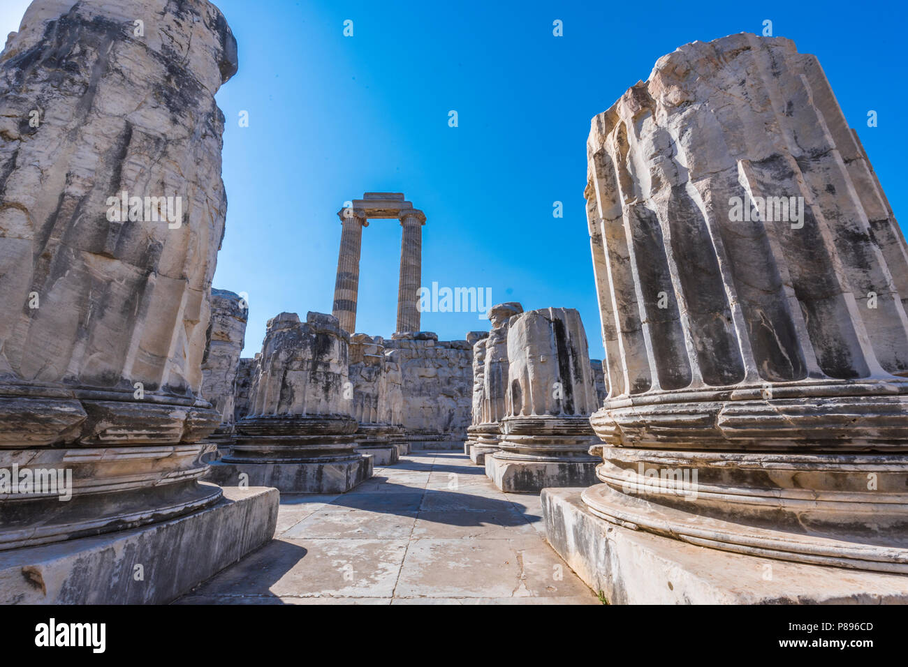 Temple of Apollo in Didyma, Turkey Stock Photo - Alamy
