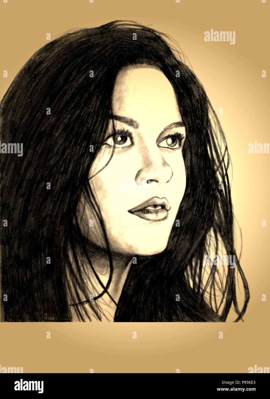 Catherine Zeta Jones portrait Stock Photo - Alamy