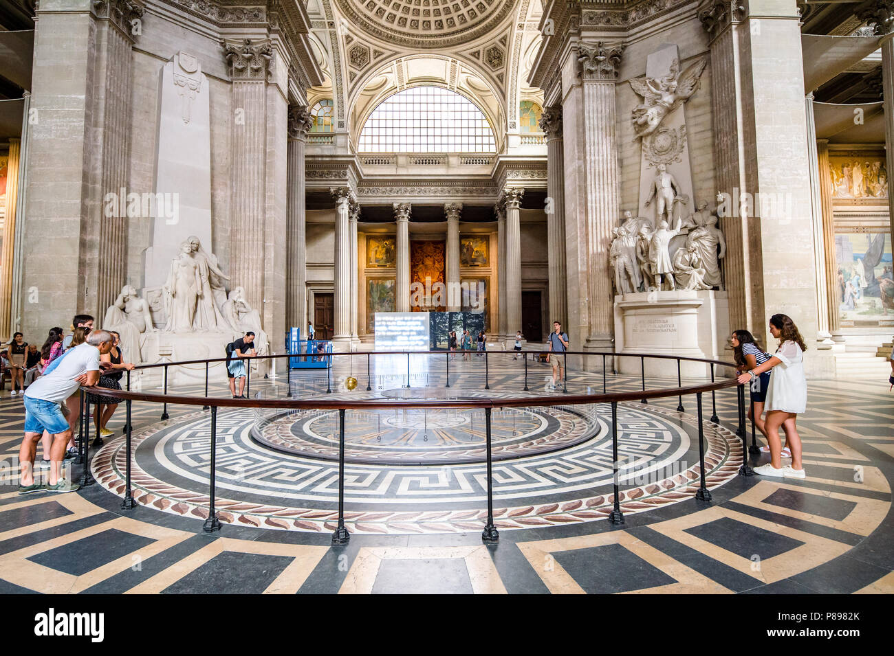 Foucault pendulum at pantheon in paris hi-res stock photography and ...