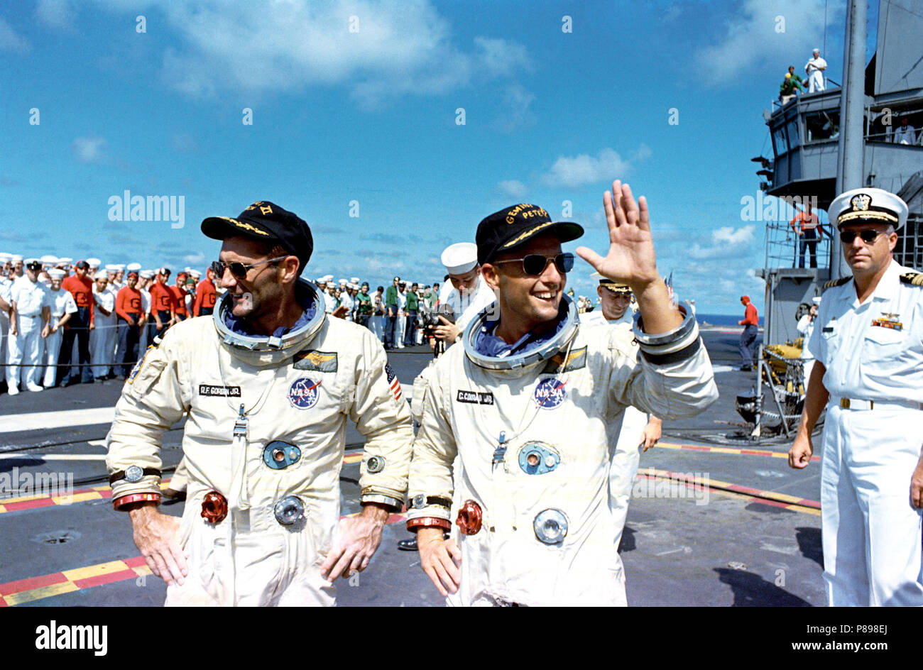 Uss guam astronauts hi-res stock photography and images - Alamy