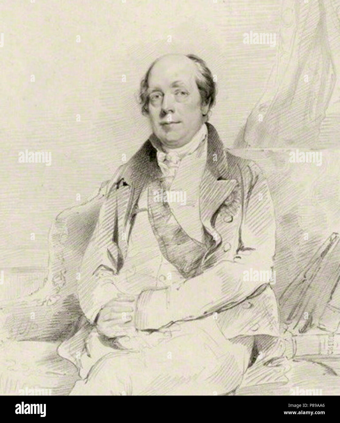5th Earl Of Guilford. by William Thomas Fry, after John Jackson ...