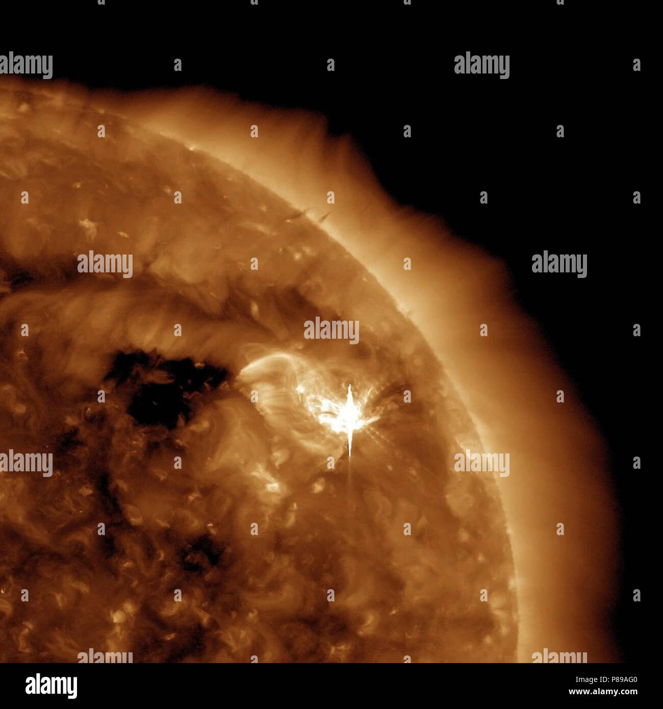 Flashing Flares SDO observed as an active region emerged, expanded and ...
