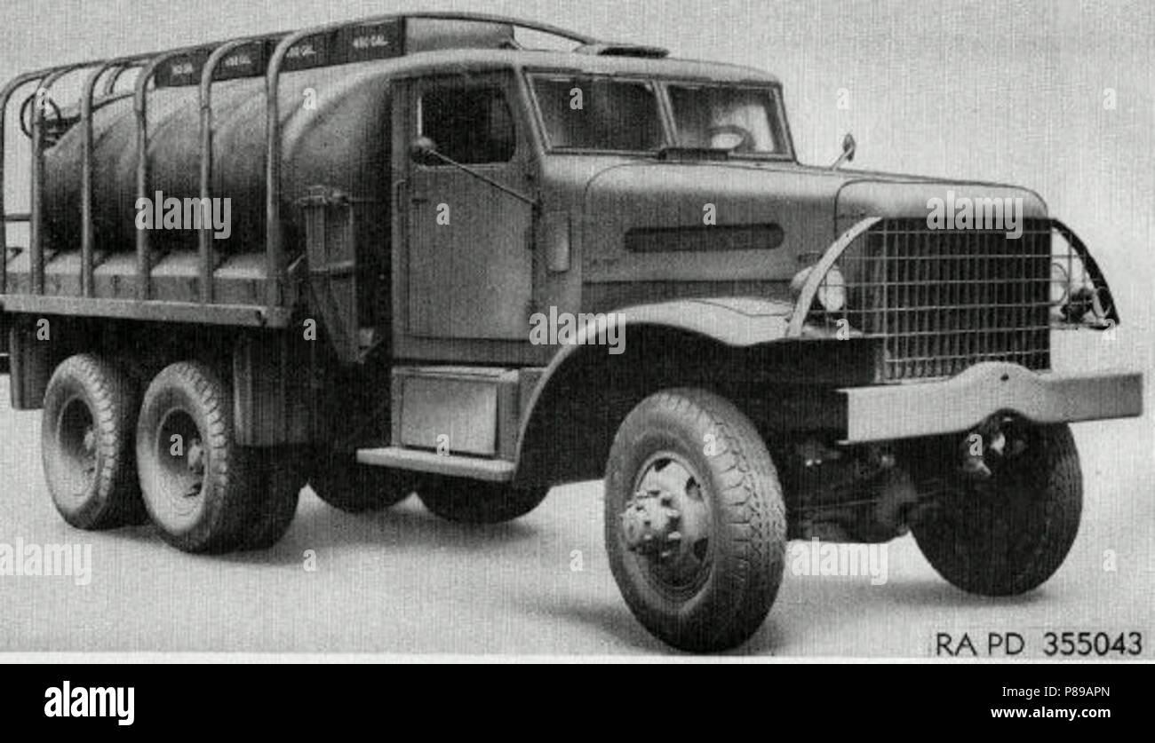 6 ton Gasoline tank truck Stock Photo - Alamy