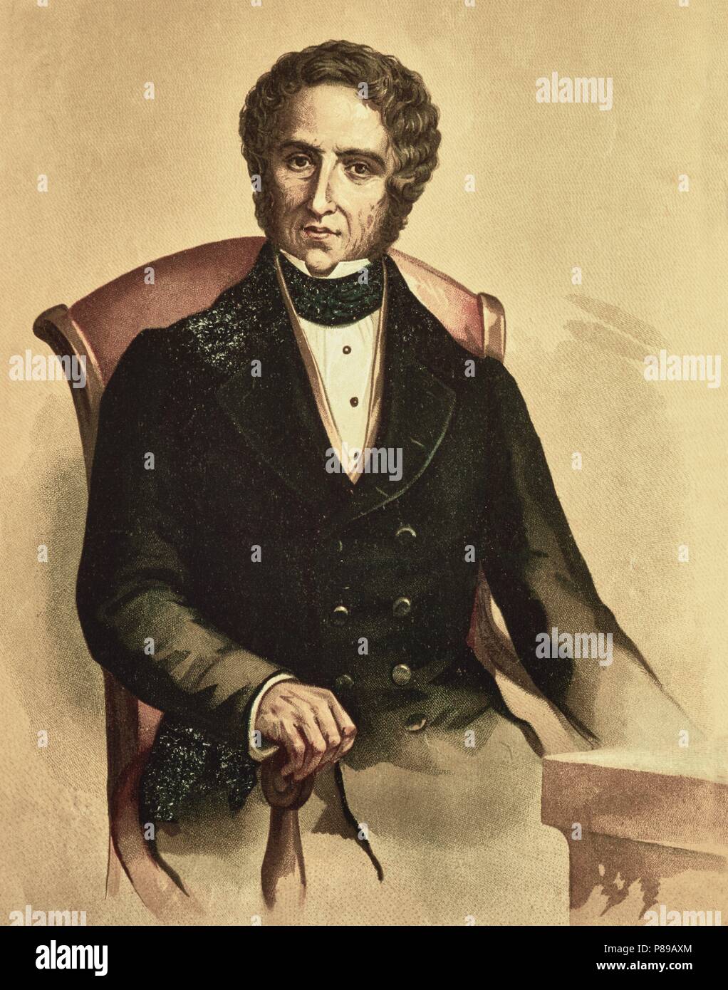Retrato de Juan Álvarez Mendizábal (1790-1853). Anónimo. Colección ...