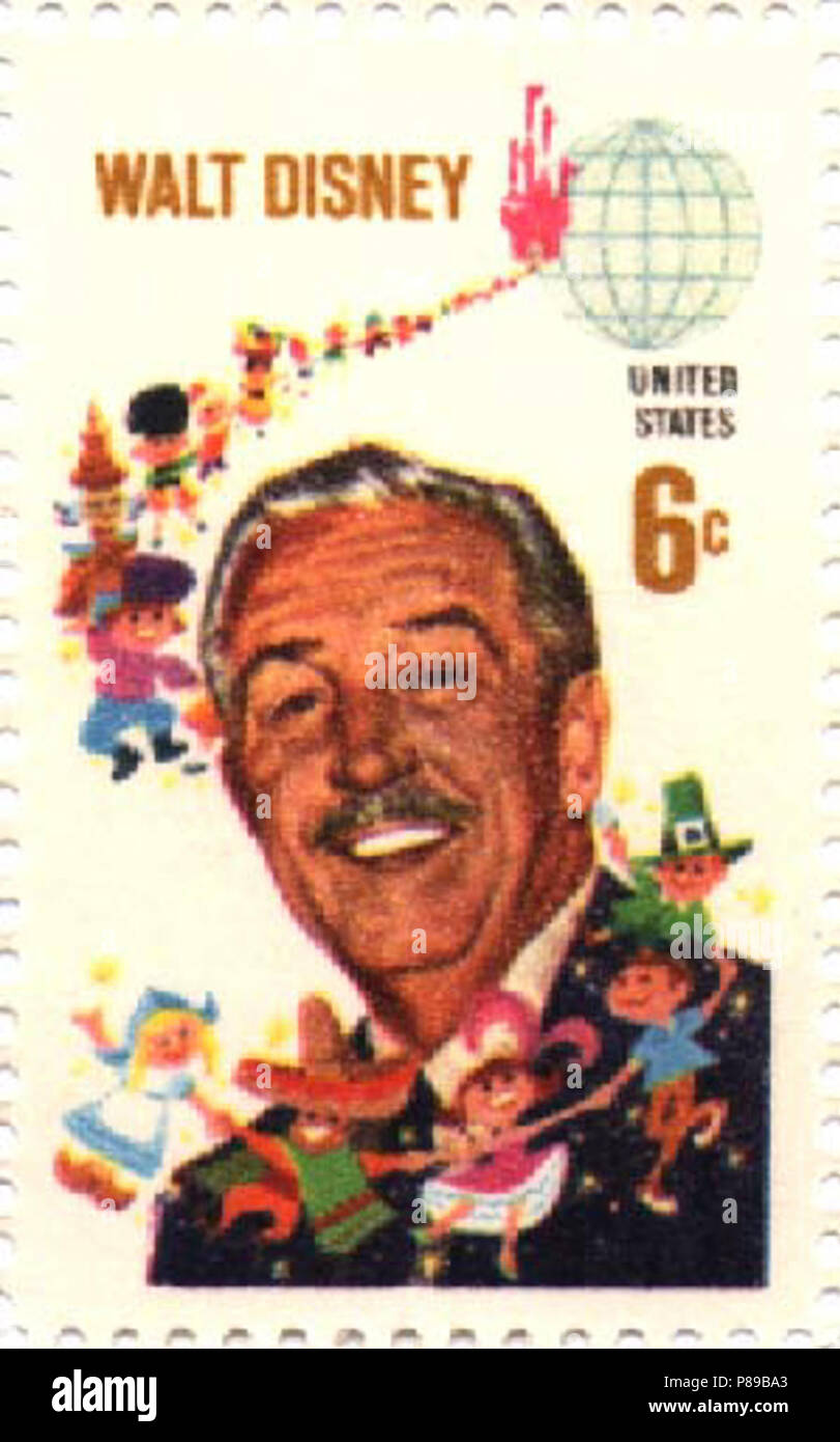Disney stamp hi-res stock photography and images - Alamy