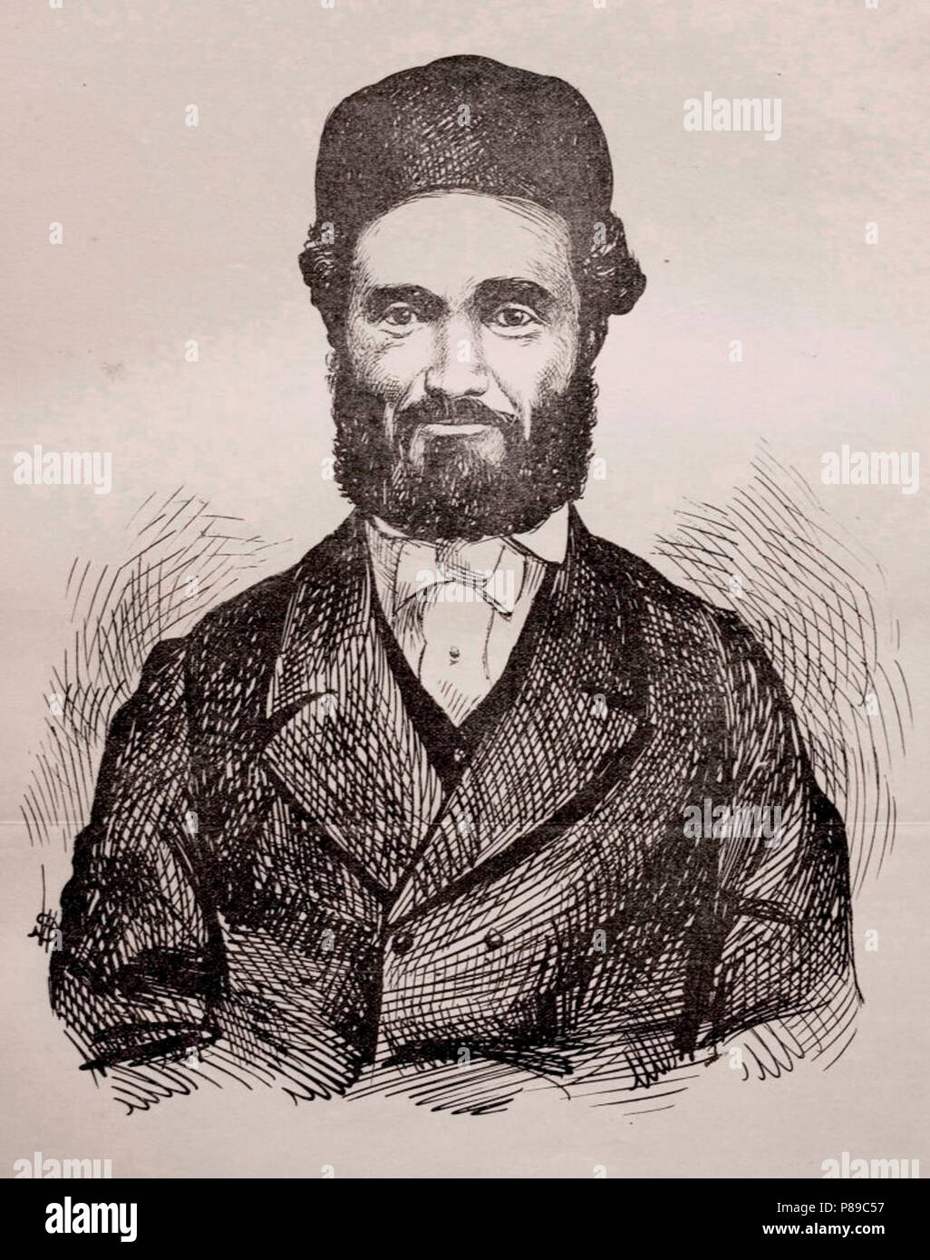 7 Joel Rabinowitz portrait - Cape Colony - 10 Jan 1873 Stock Photo - Alamy