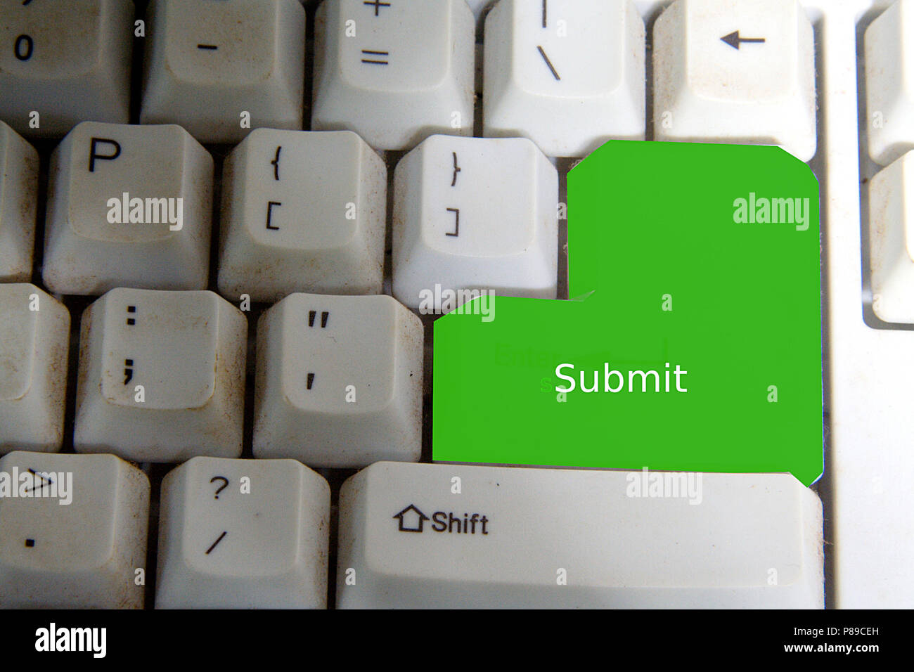 Conceptual image created by modifying Enter Button in green color to ...