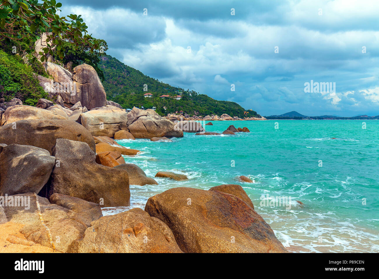 Beautiful nature of Koh Samui in Thailand Stock Photo - Alamy