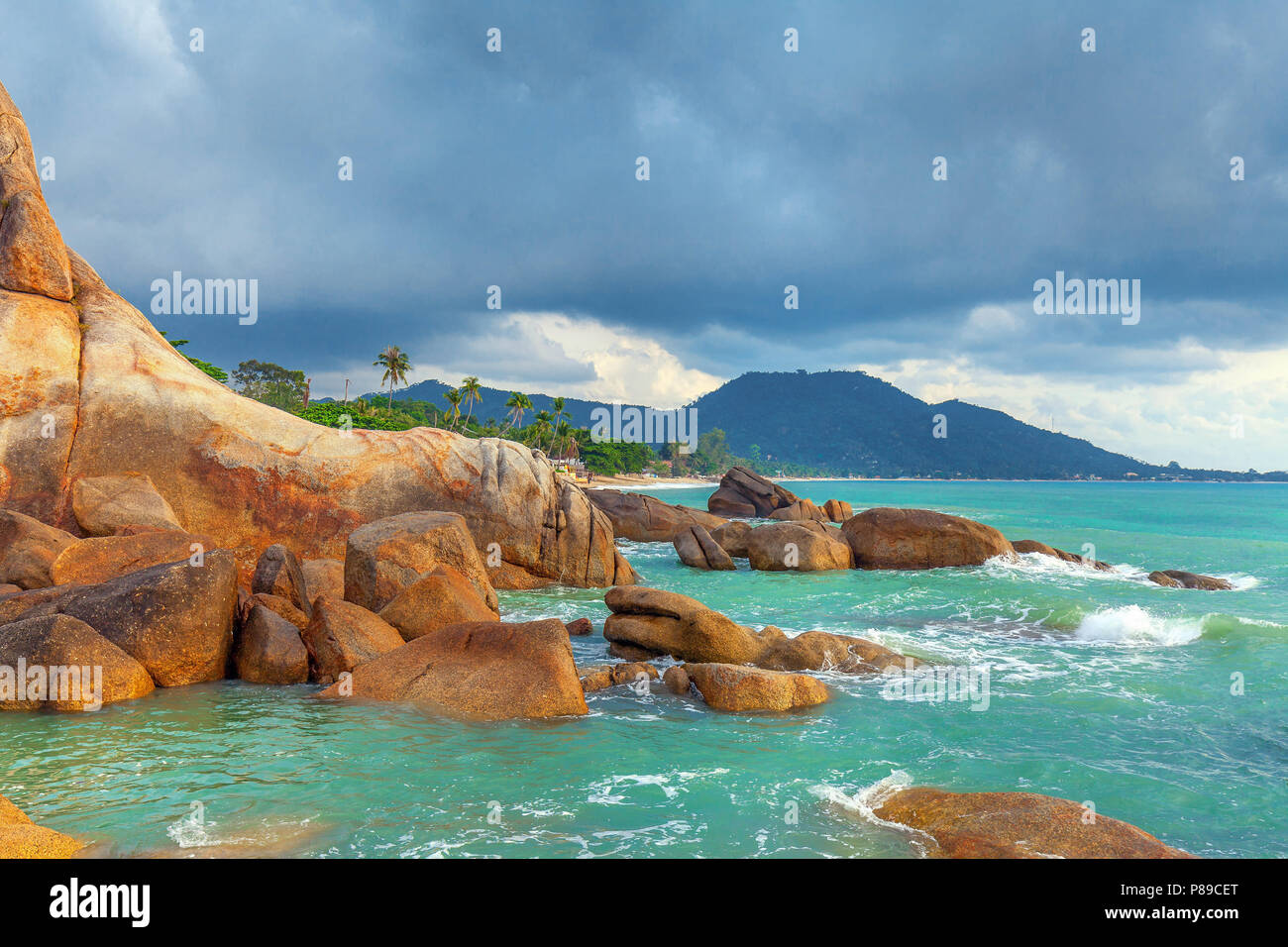 Beautiful nature of Koh Samui in Thailand Stock Photo - Alamy