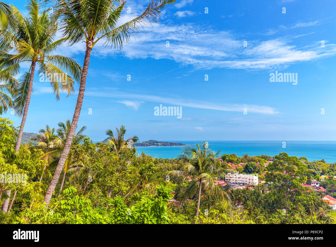 Panorama of Koh Samui in Thailand Stock Photo - Alamy