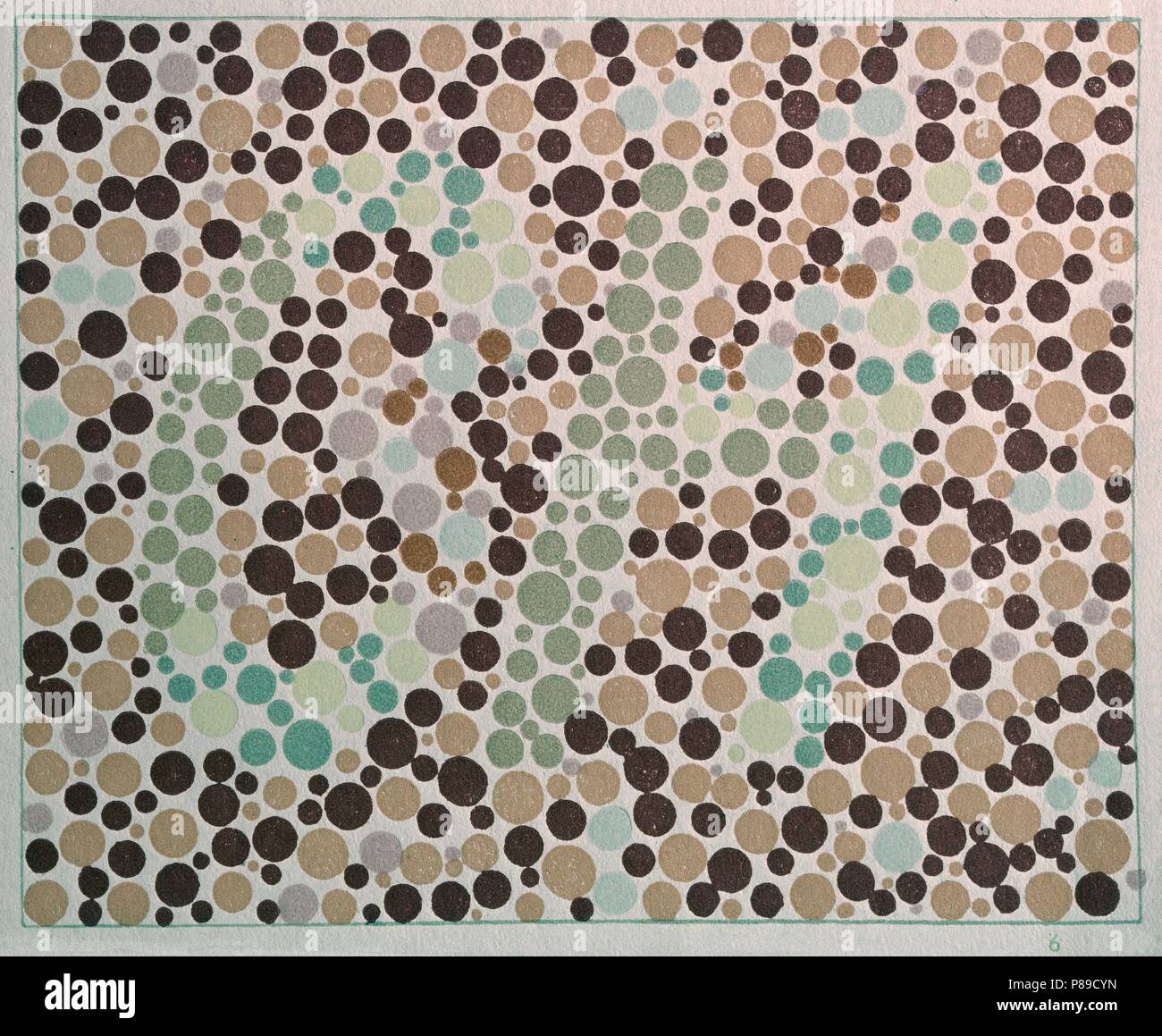 SHEETS TO DETERMINE DALTONIC DEFECTS Stock Photo - Alamy