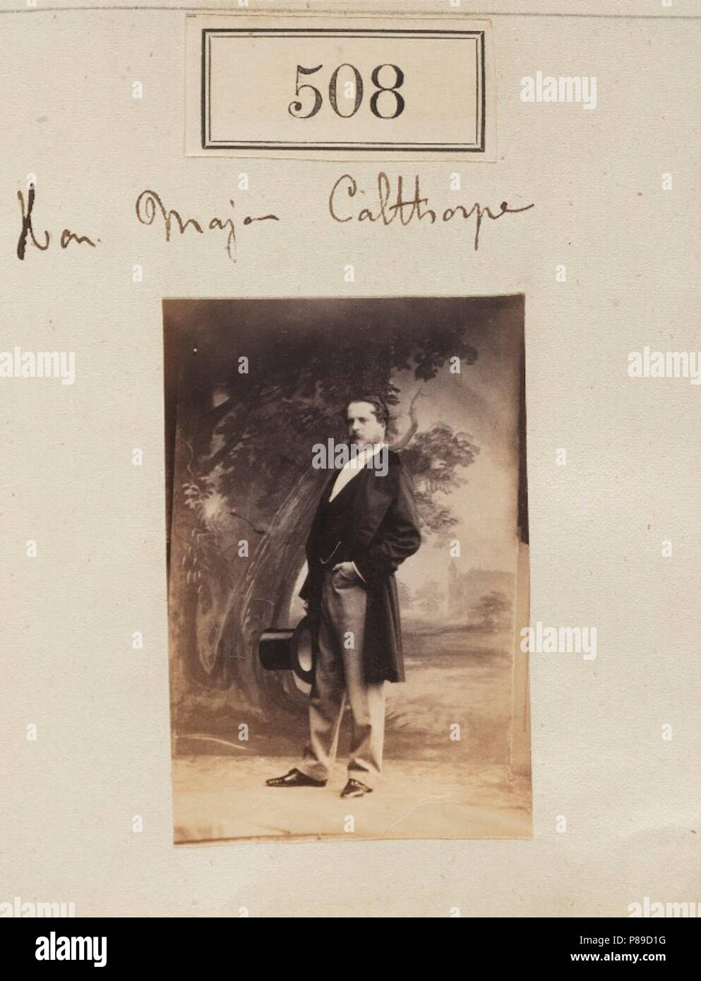 7th Baron Calthorpe 1860 Stock Photo - Alamy