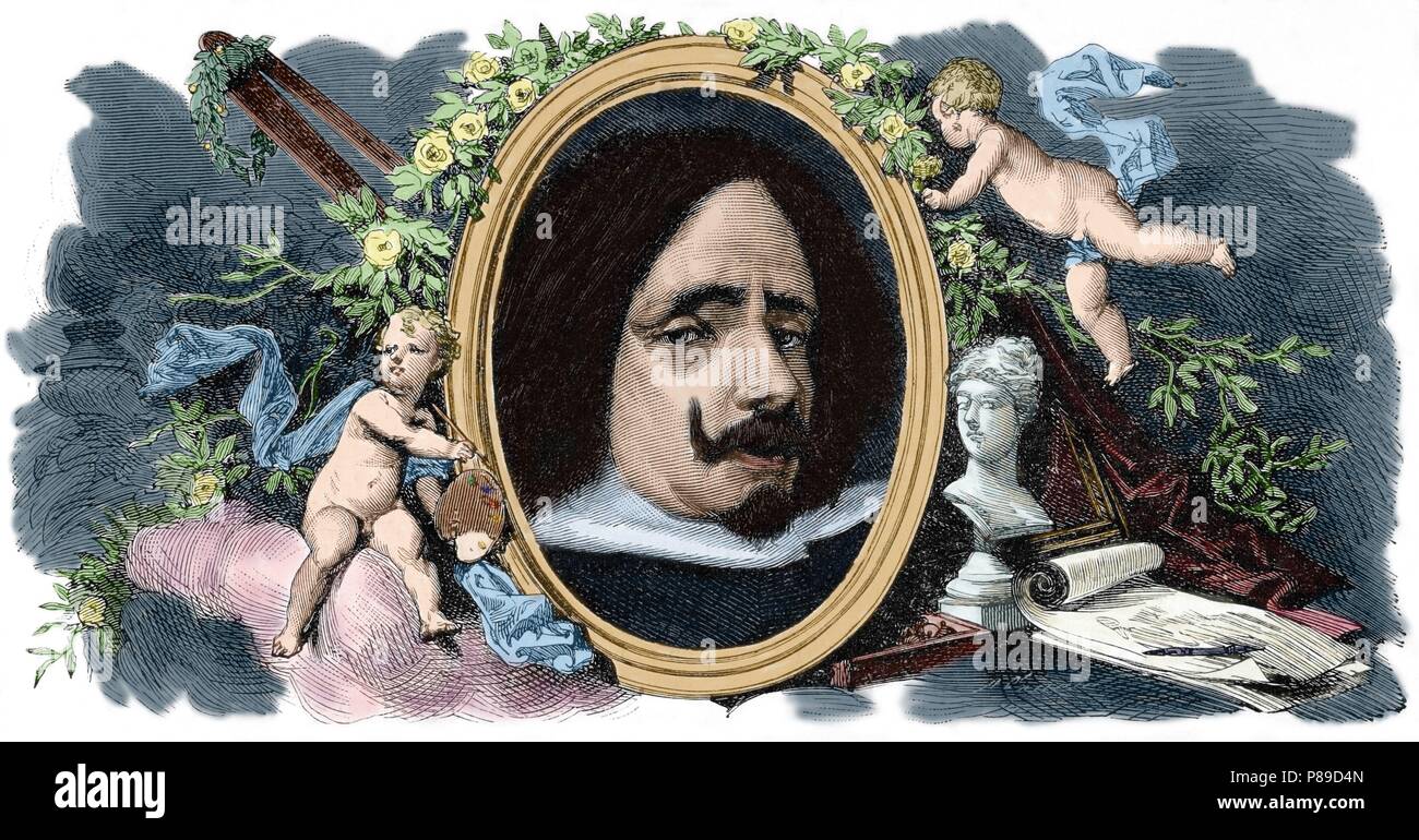 Diego Velazquez (1599-1660). Spanish painter. Baroque era. Portrait ...