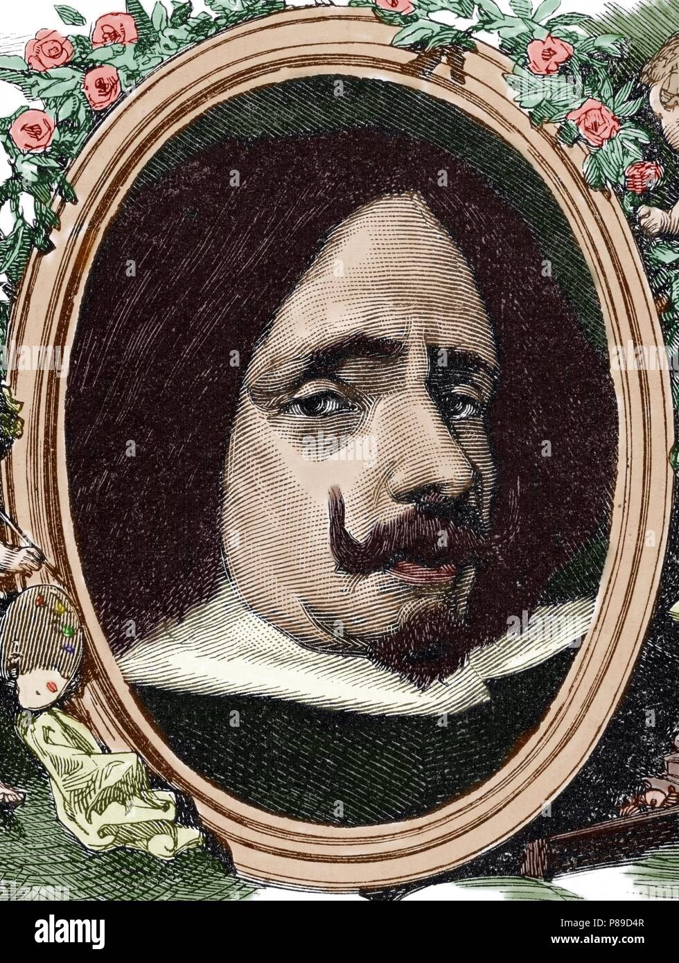 Diego Velazquez (1599-1660). Spanish painter. Baroque era. Portrait ...