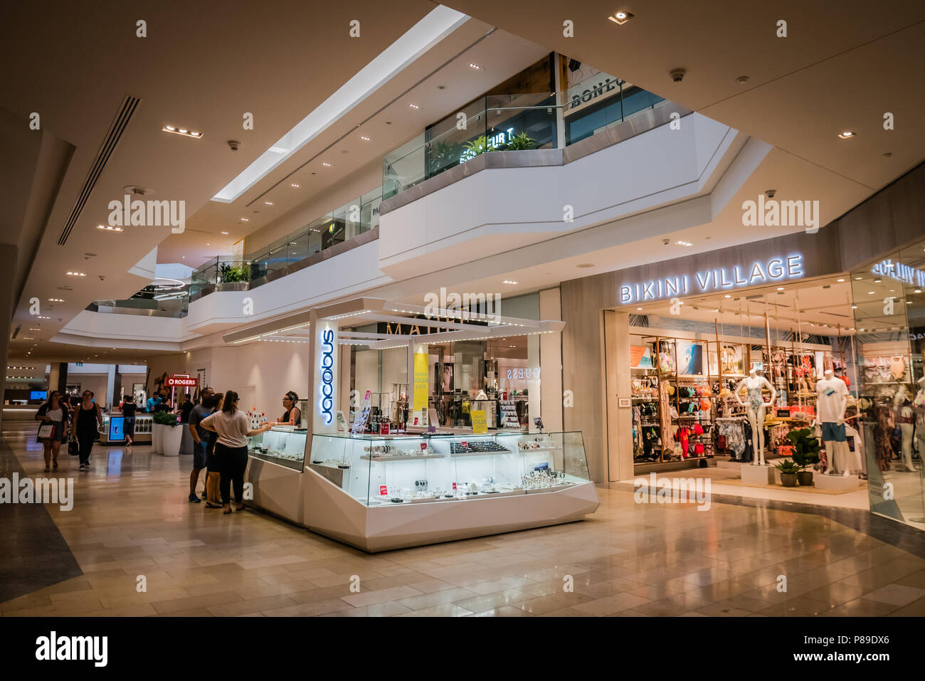 inside quebec city largest shopping mall Les Galeries de la Capitale ...