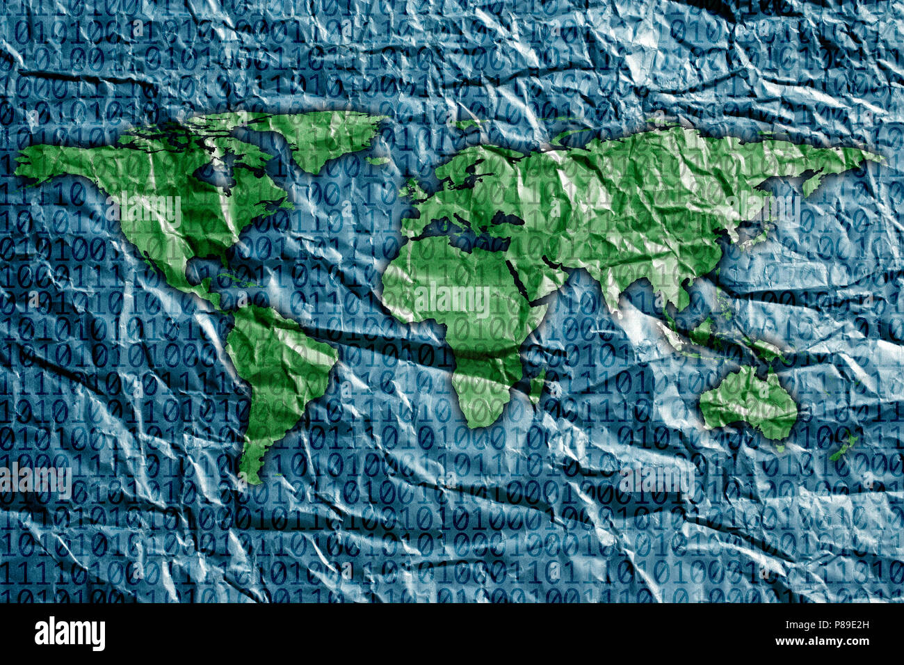 Flat World Map With Countries High Resolution Stock Photography and ...