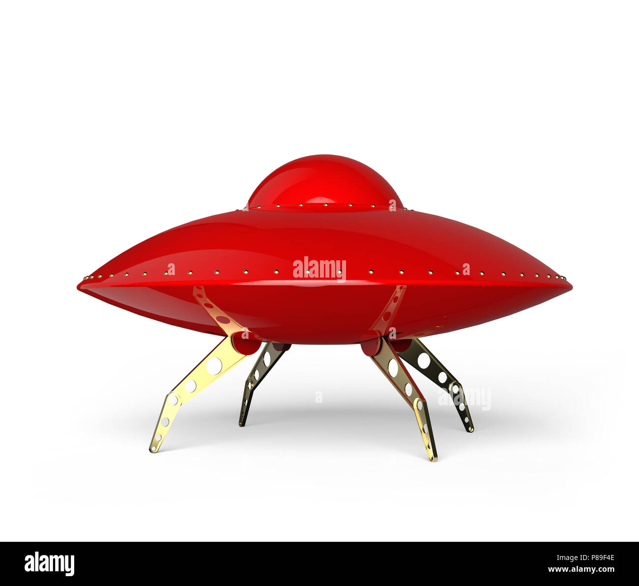 Red unidentified flying object hi-res stock photography and images - Alamy
