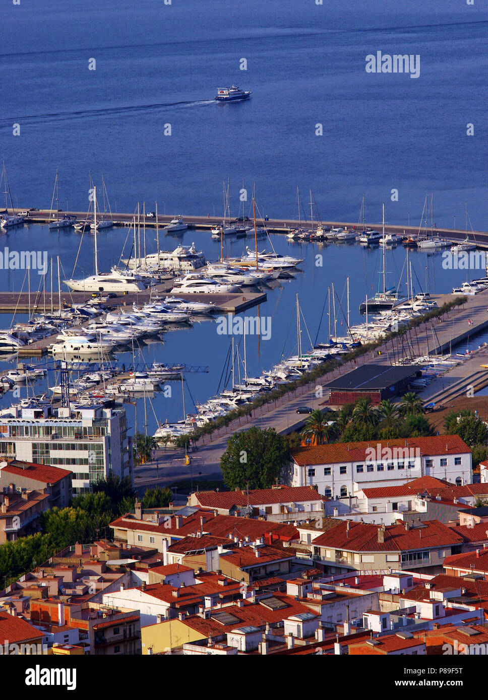 port of Roses, resort in Costa Brava. Spain Stock Photo - Alamy