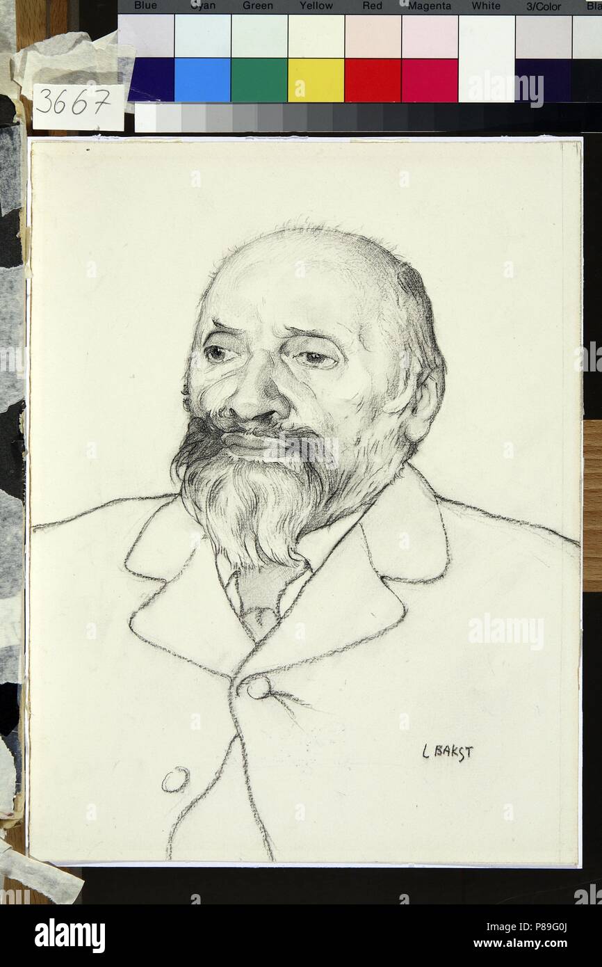Portrait of the composer Mily A. Balakirev (1837-1910). Museum: State ...