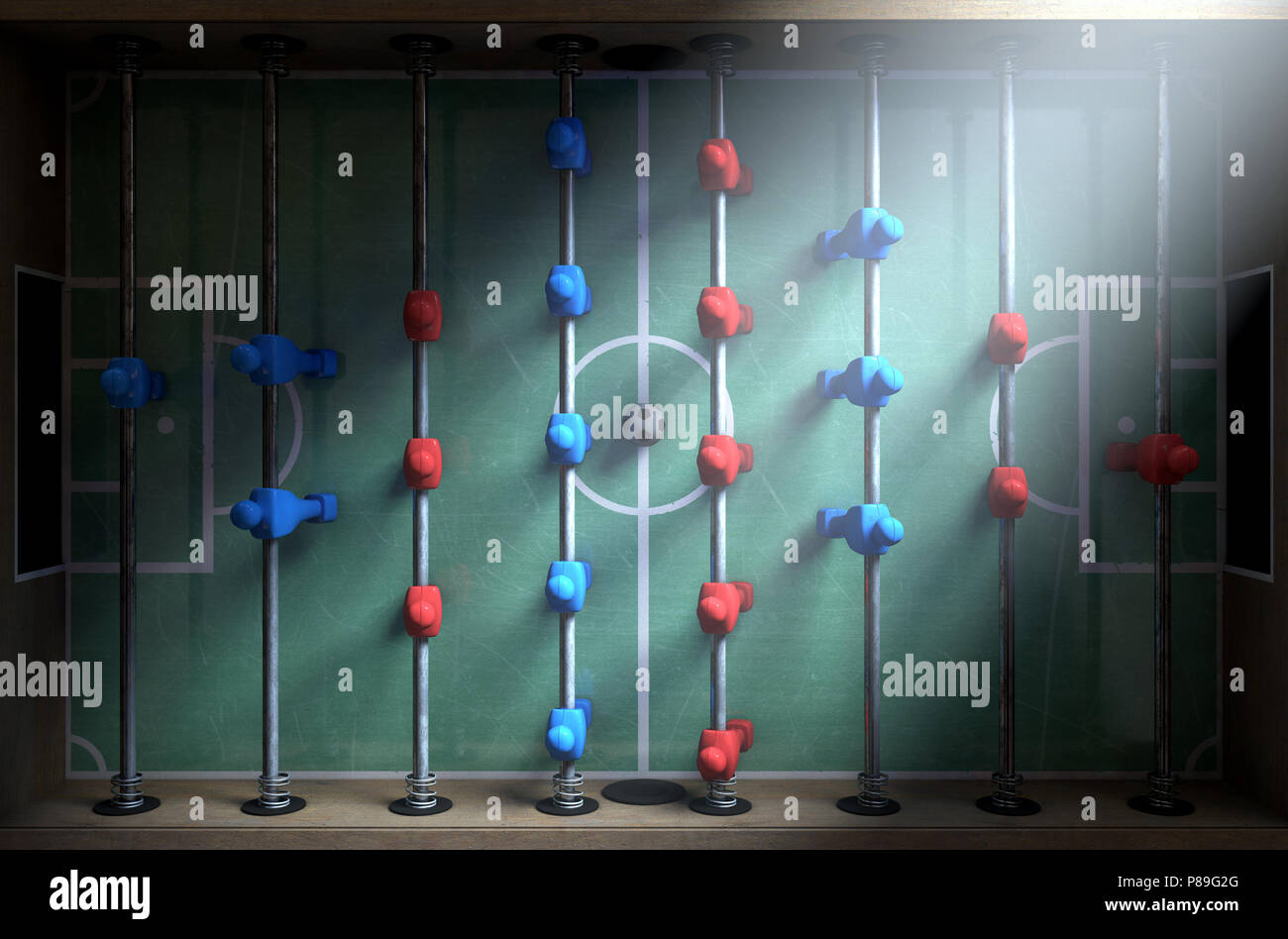 Football table figurines hi-res stock photography and images - Alamy