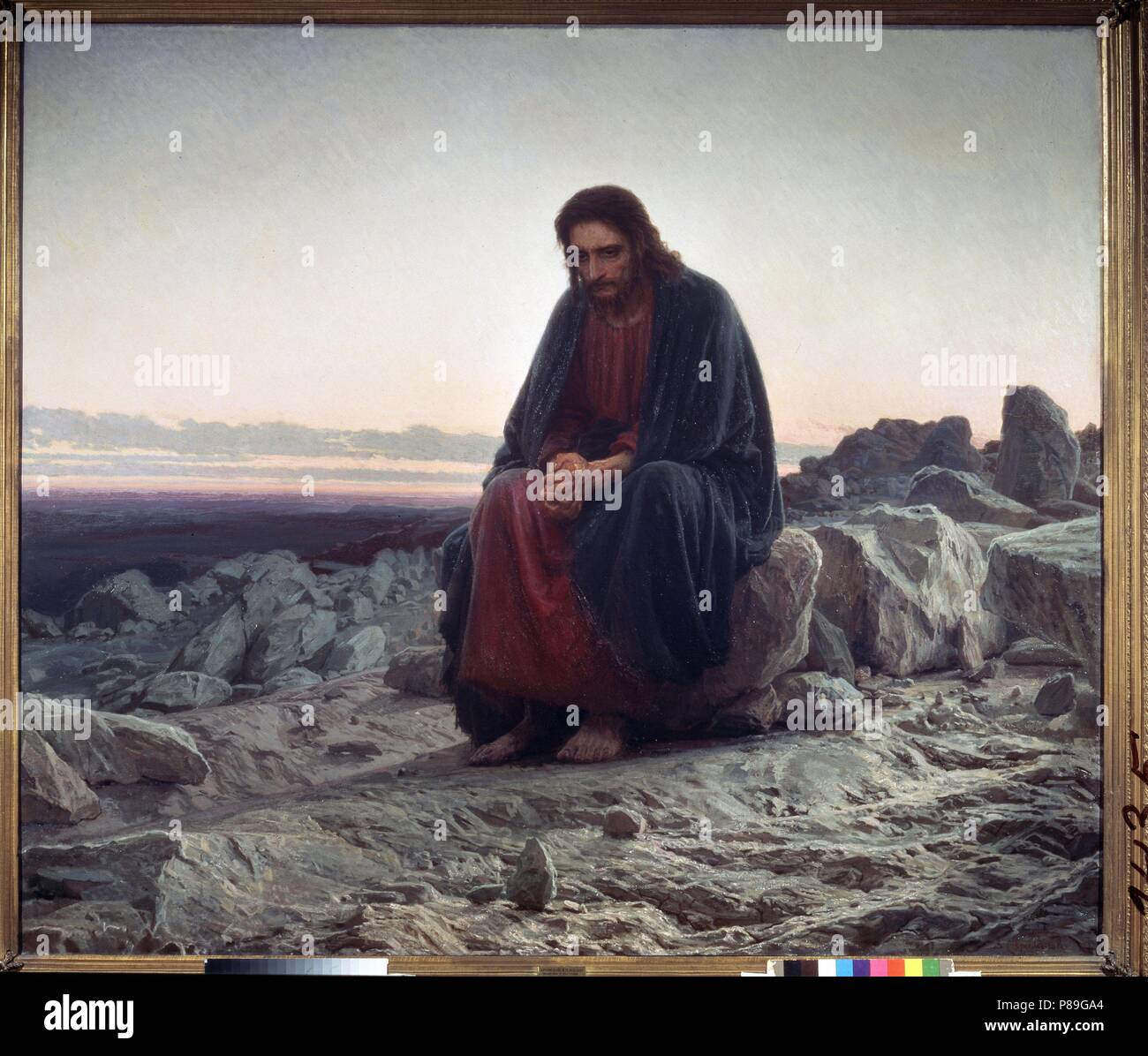 Jesus in wilderness hi-res stock photography and images - Alamy