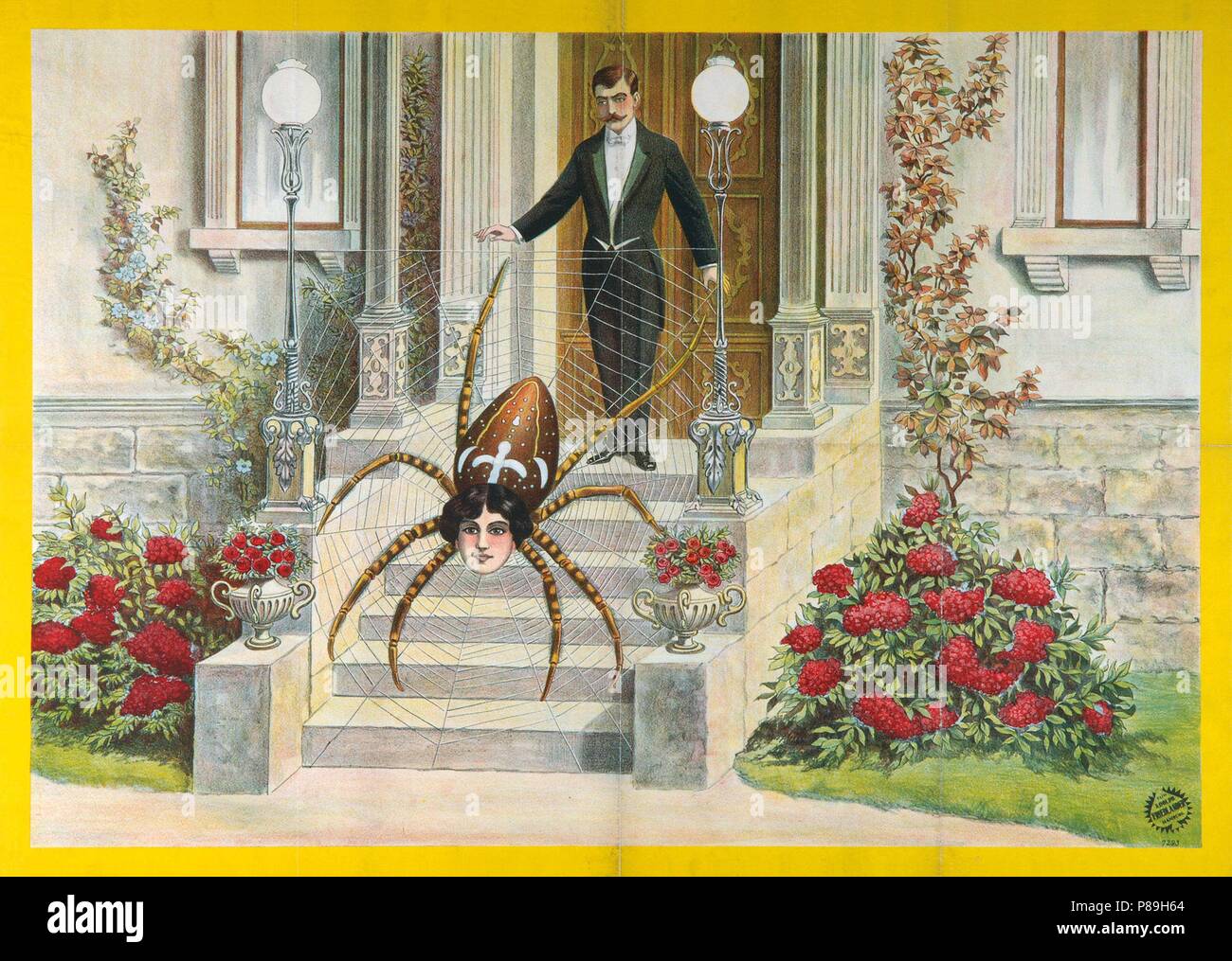 Spider-Woman (Poster). Museum: PRIVATE COLLECTION Stock Photo - Alamy