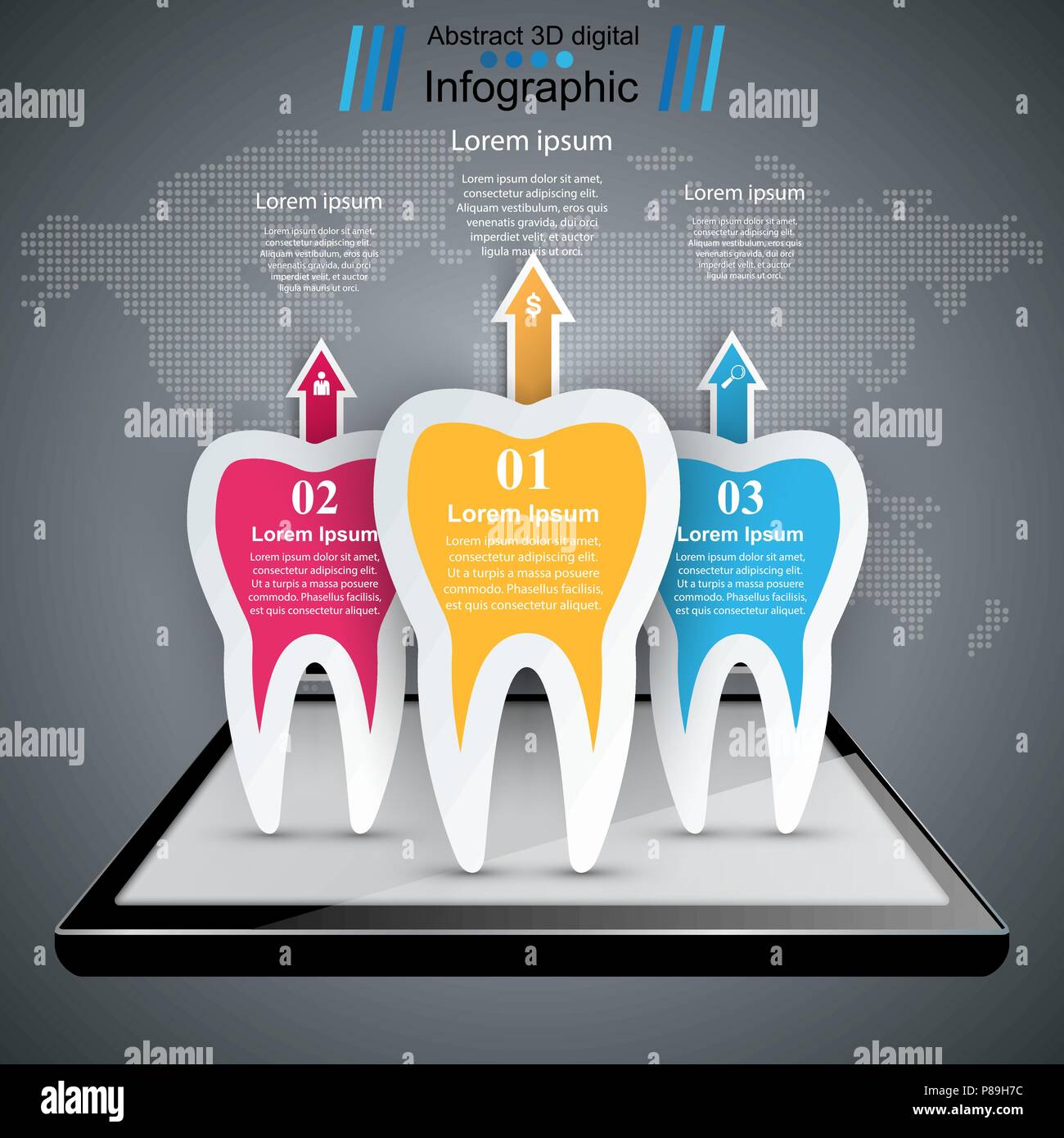 Business Infographics. Tooth icon Stock Vector Image & Art - Alamy