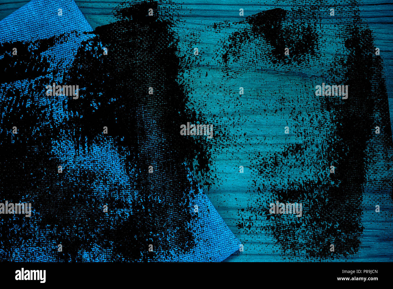 Grunge dirty Ultra blue Linen fabric surface for mock-up or designer ...