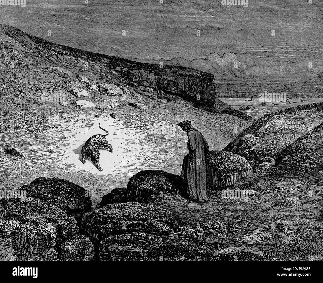 Divine comedy dante Black and White Stock Photos & Images - Alamy