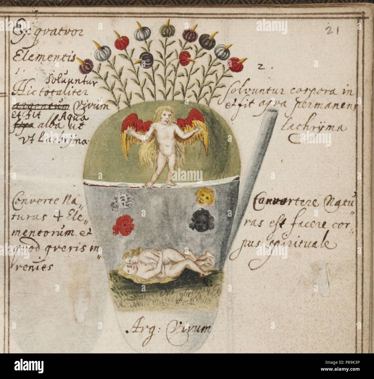 Medieval alchemical book hi-res stock photography and images - Alamy