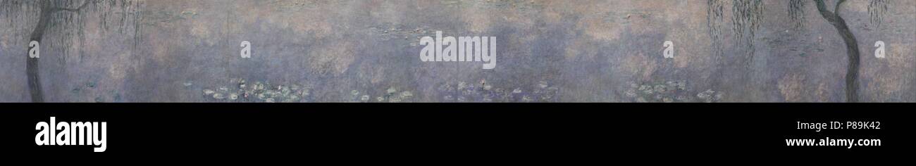 The Water Lilies - The Two Willows. Museum: Musée de l'Orangerie, Paris ...