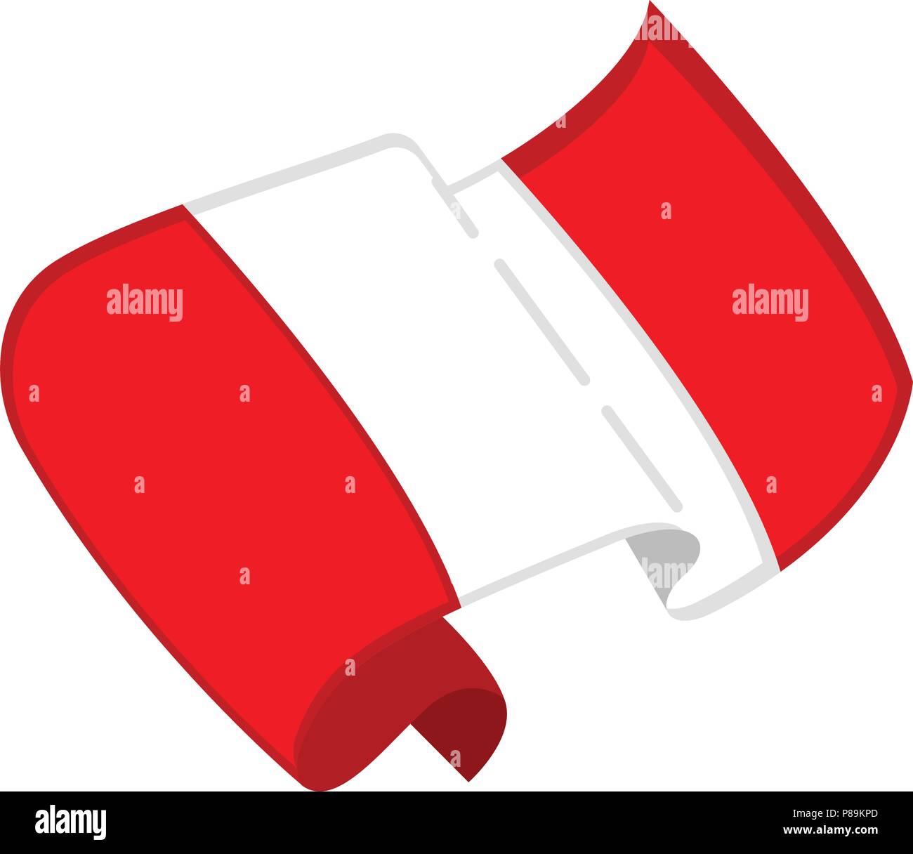 Isolated flag of Peru Stock Vector Image & Art - Alamy