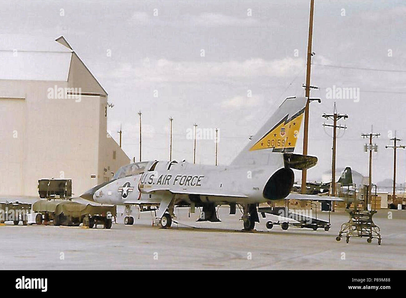 5th Fighter-Interceptor Squadron F-106 Delta Dart 59-0159 Stock Photo ...