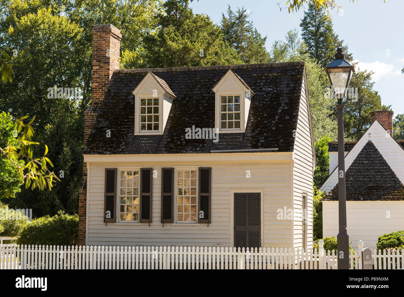 William Finnie Quarters in Colonial Williamsburg Stock Photo - Alamy