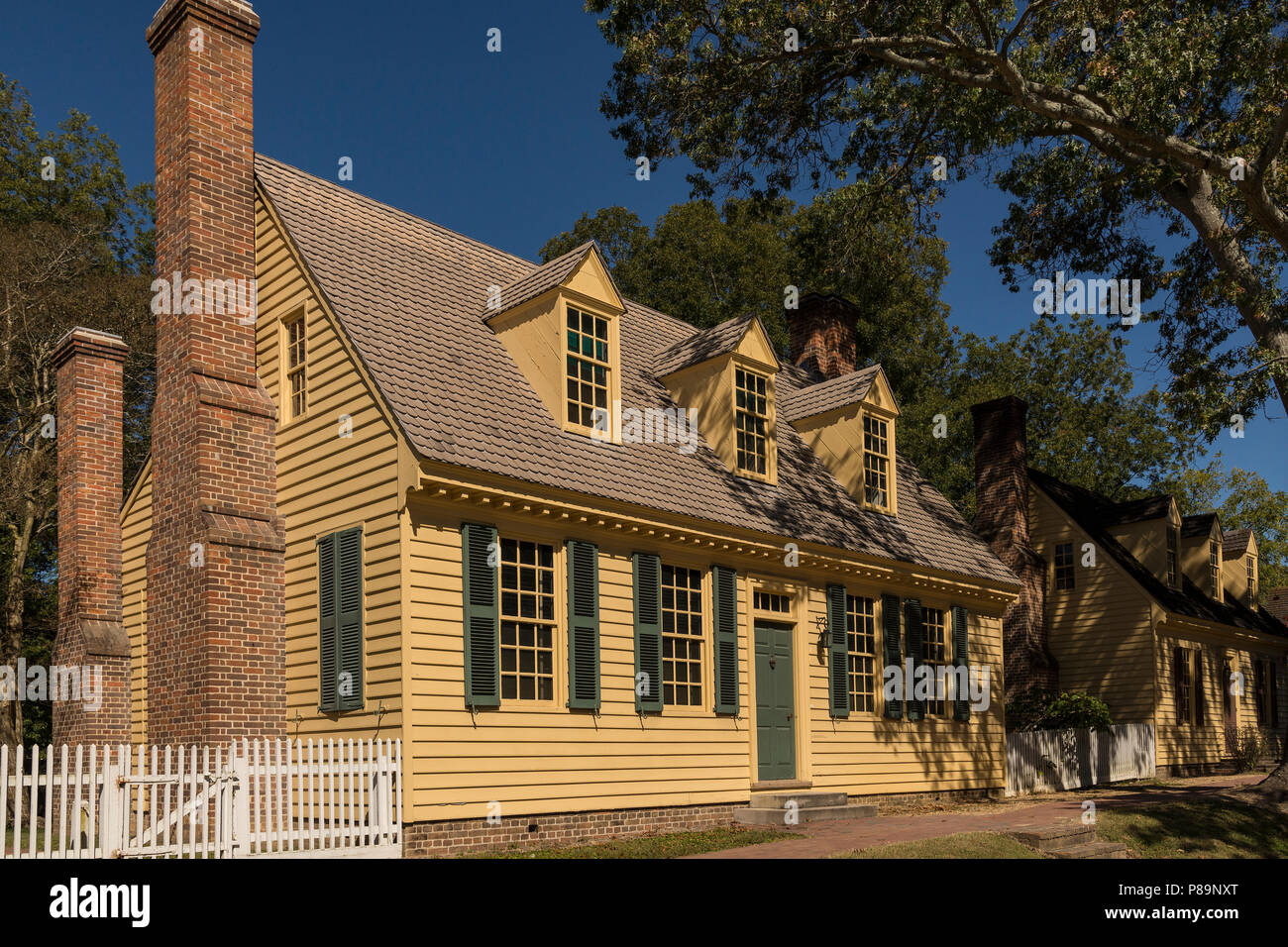 James Moir House in Colonial Williamsburg Stock Photo - Alamy