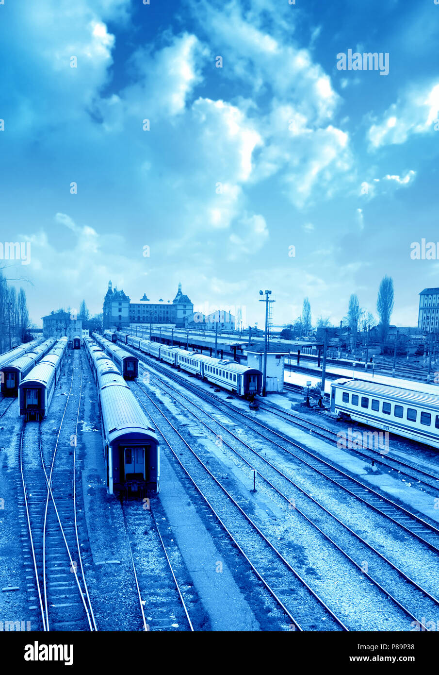 an image of iron railroad Stock Photo - Alamy