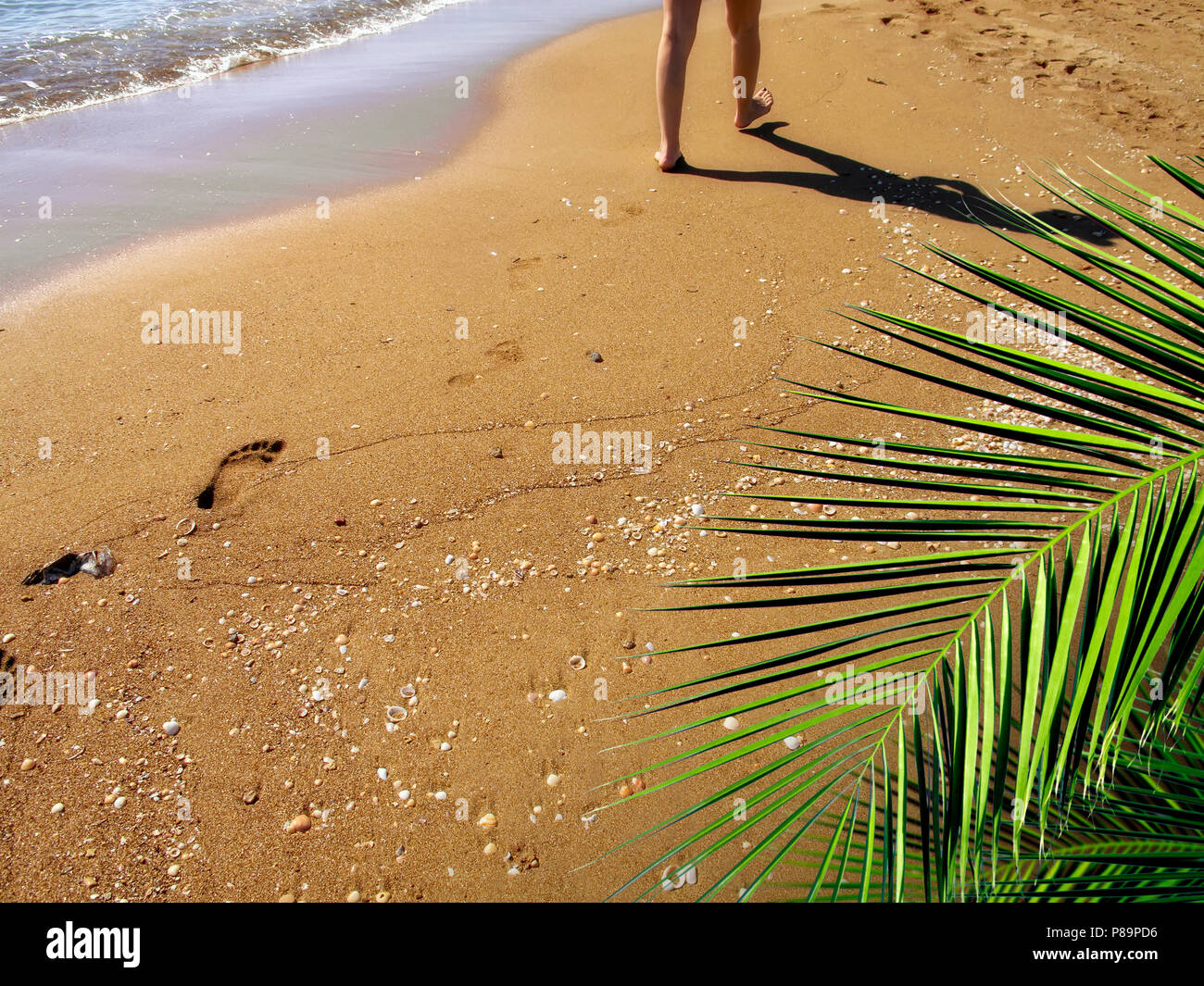 Walking barefoot ground close up hi-res stock photography and images ...