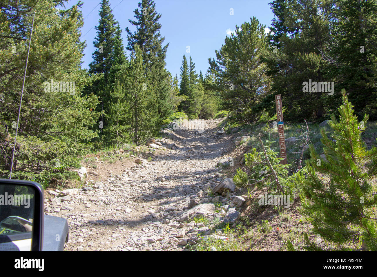 Offroading and Exploring Yankee Hill Stock Photo - Alamy