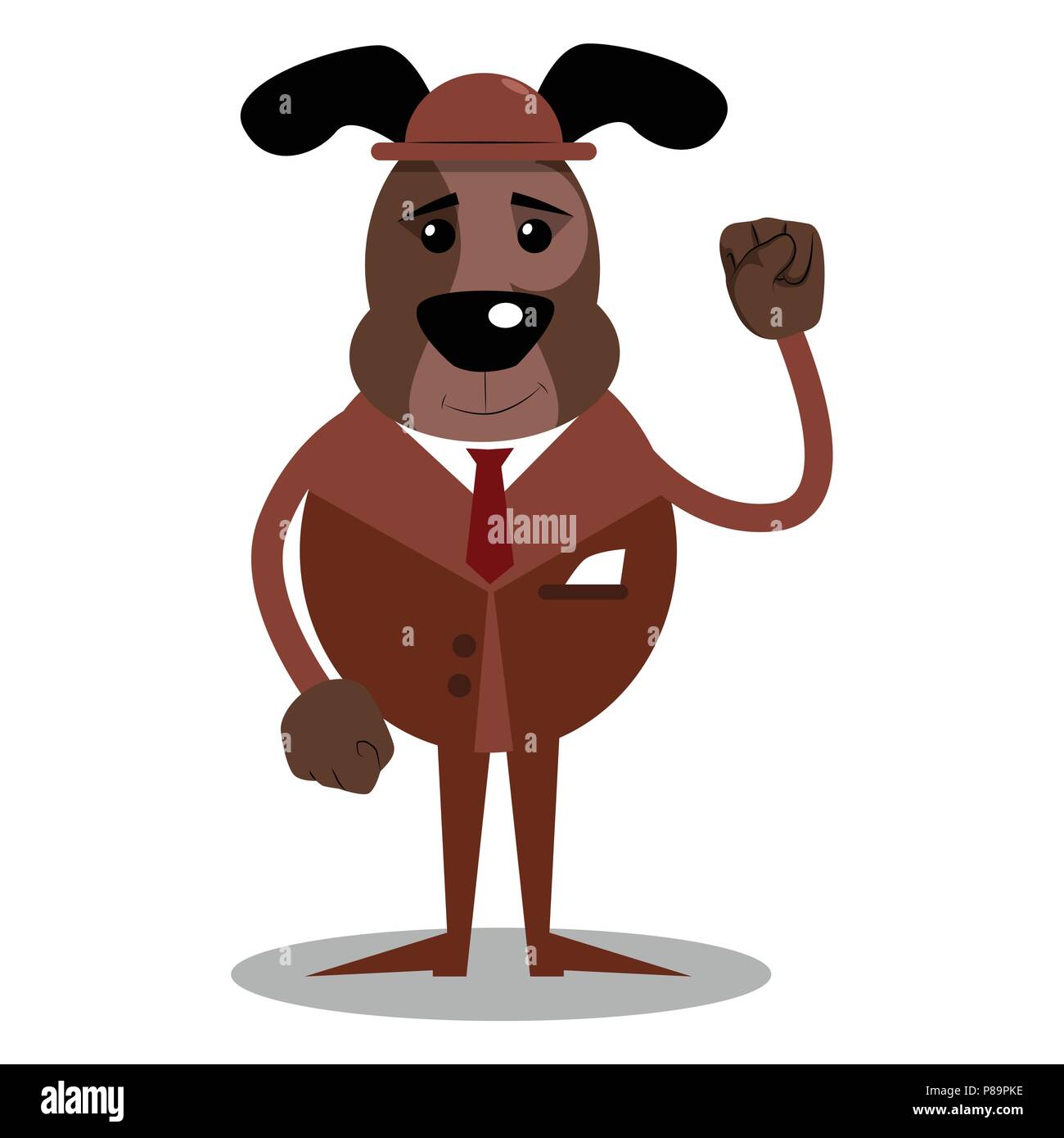 Puppy power Stock Vector Images - Alamy