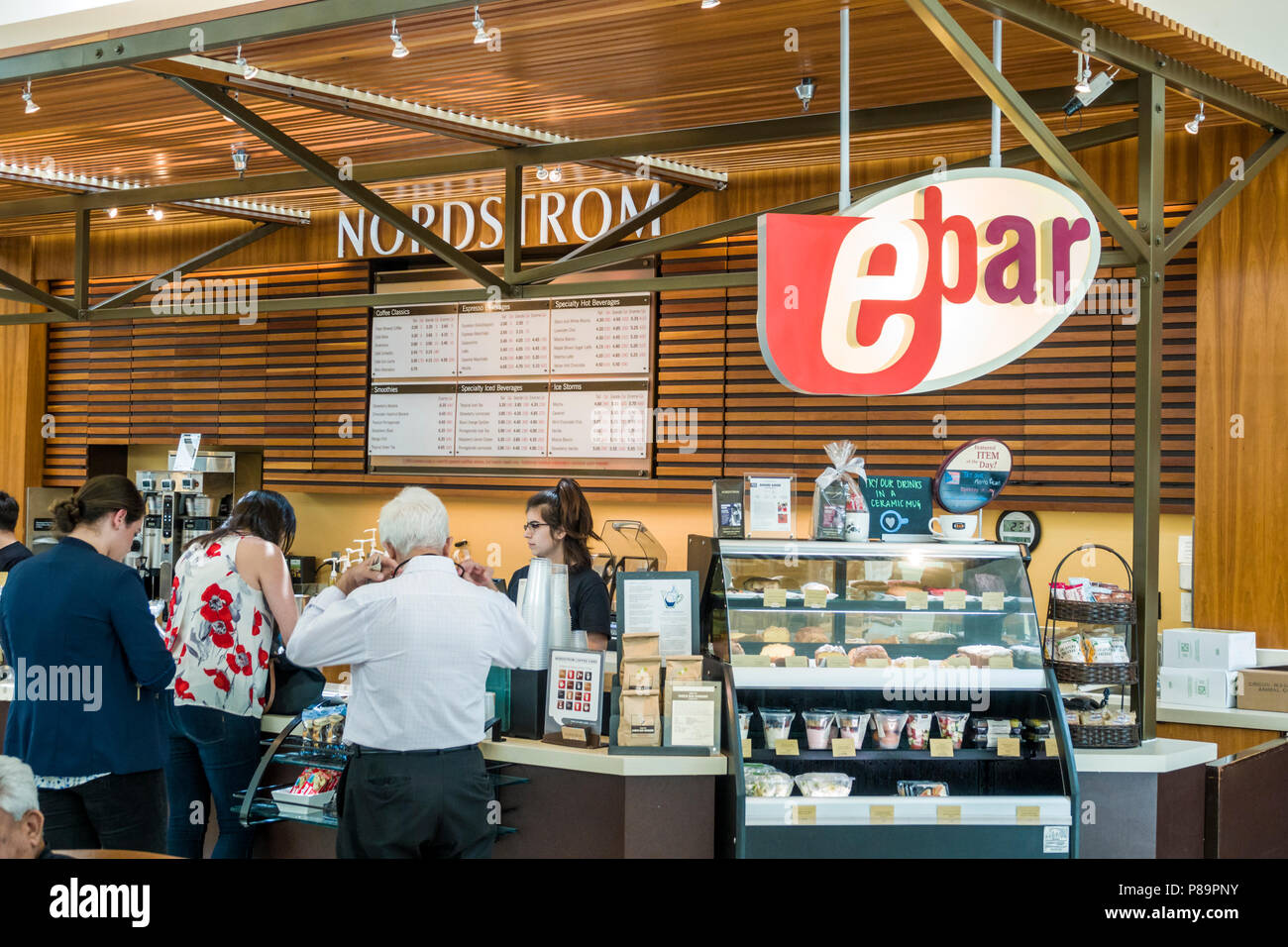 Cafe counter queue hi-res stock photography and images - Alamy