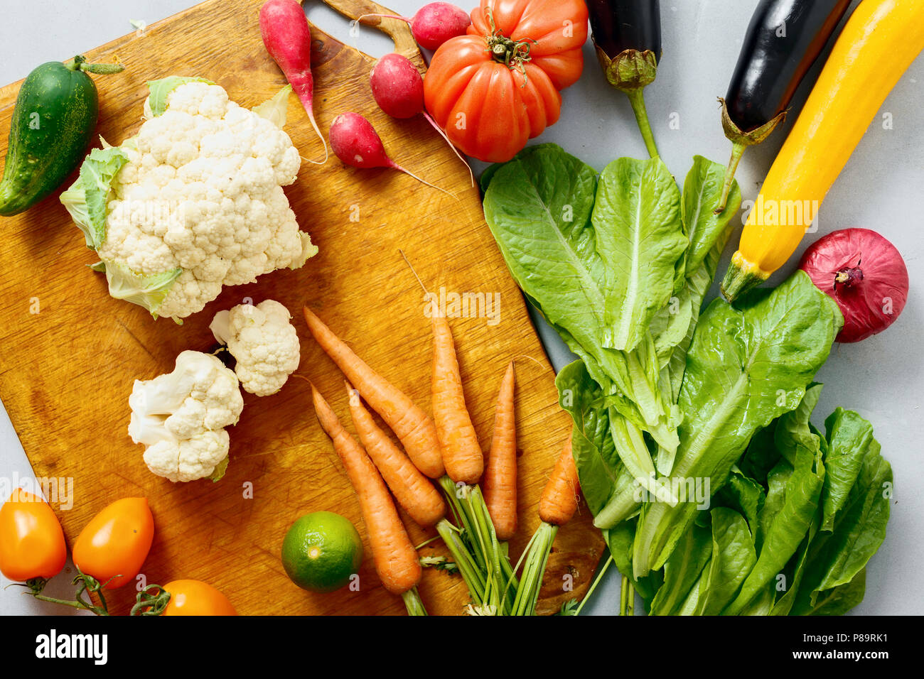 Various vegetables romaine lettuce hi-res stock photography and images ...