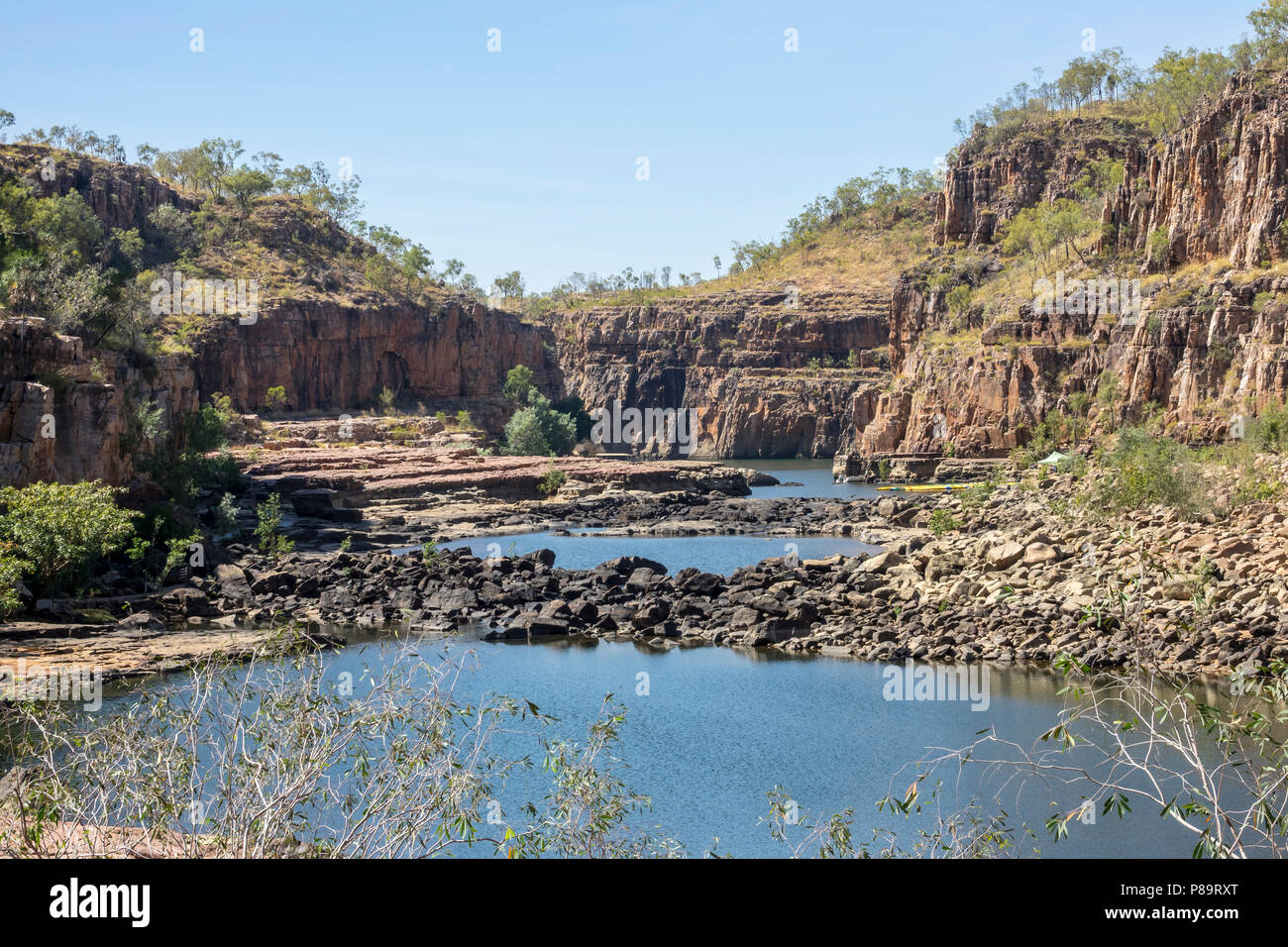 Tourist boat at nitmiluk gorge hi-res stock photography and images - Alamy