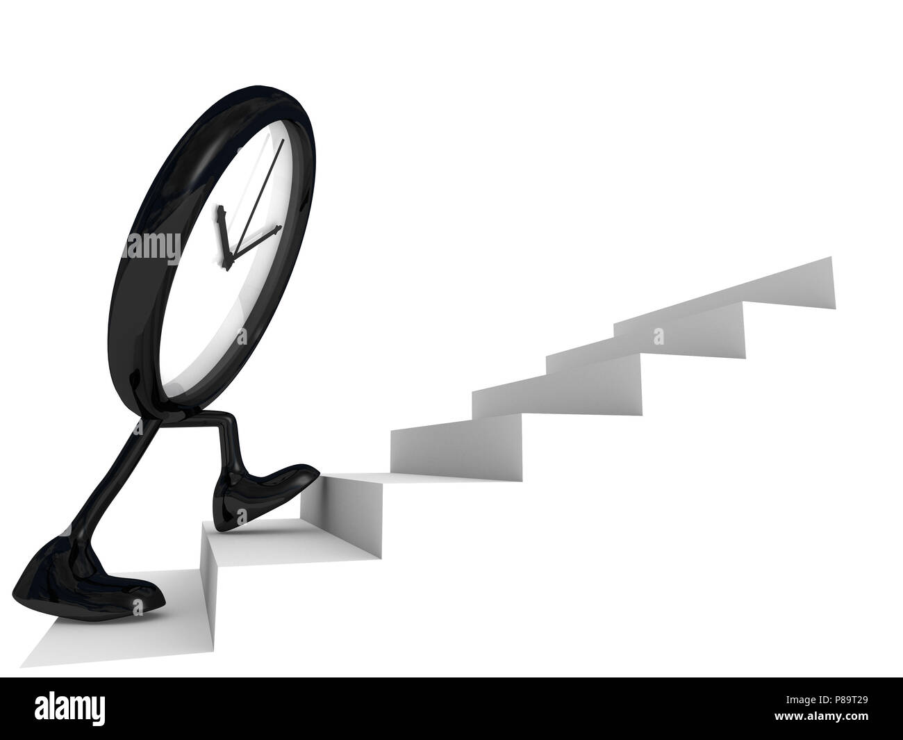 watch salt on the steps taken to one side Stock Photo - Alamy