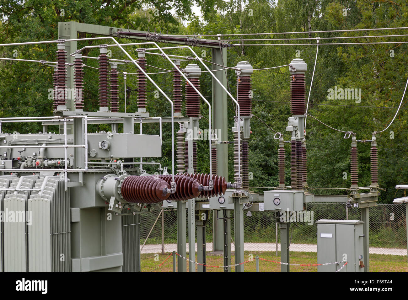 Small electrical substation Stock Photo - Alamy