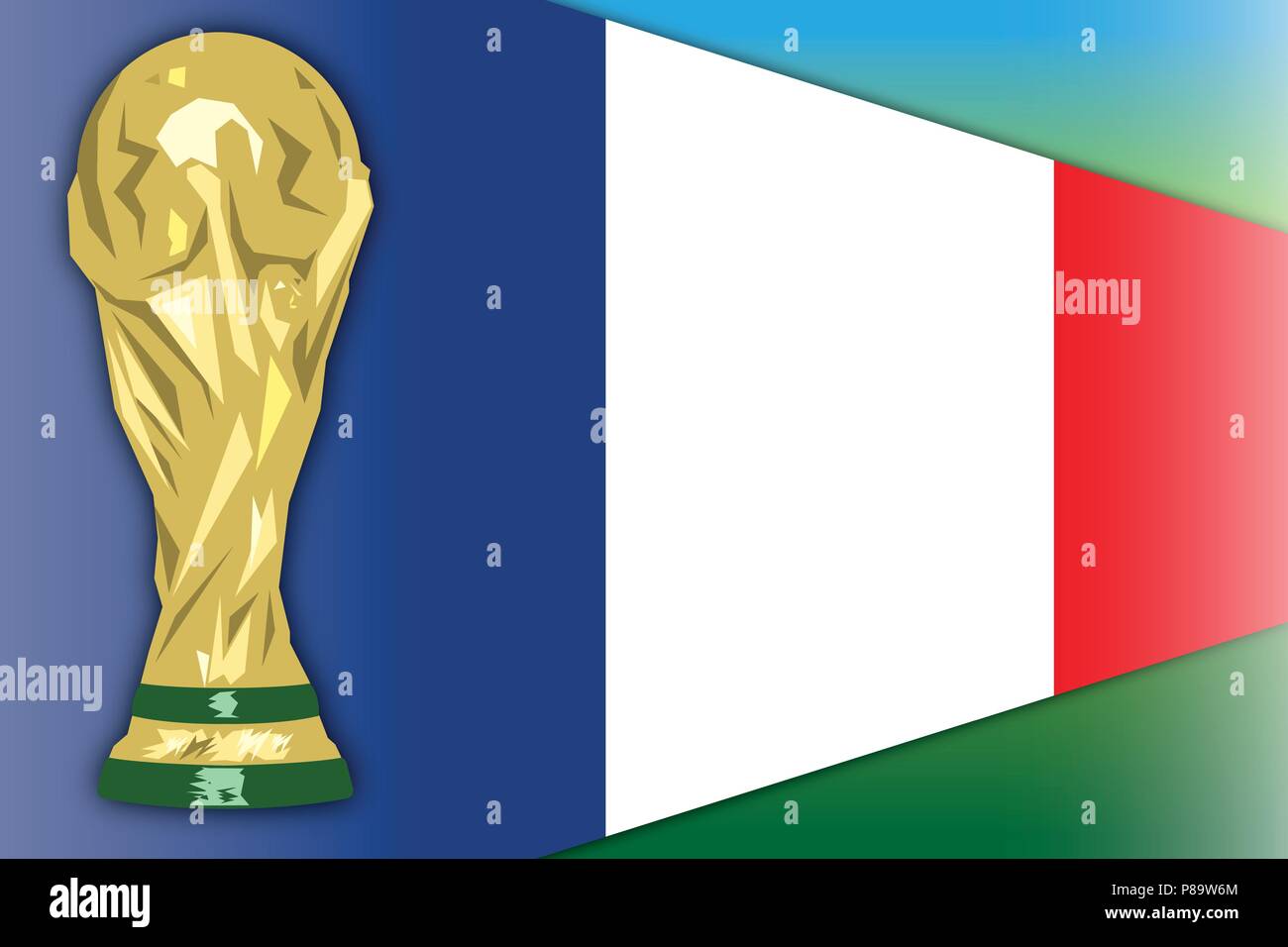 World cup 2018 france winners Stock Vector Images - Alamy